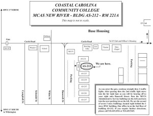 MCAS New River Map - Coastal Carolina Community College