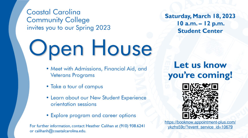 CCCC Open House 2023 - Coastal Carolina Community College